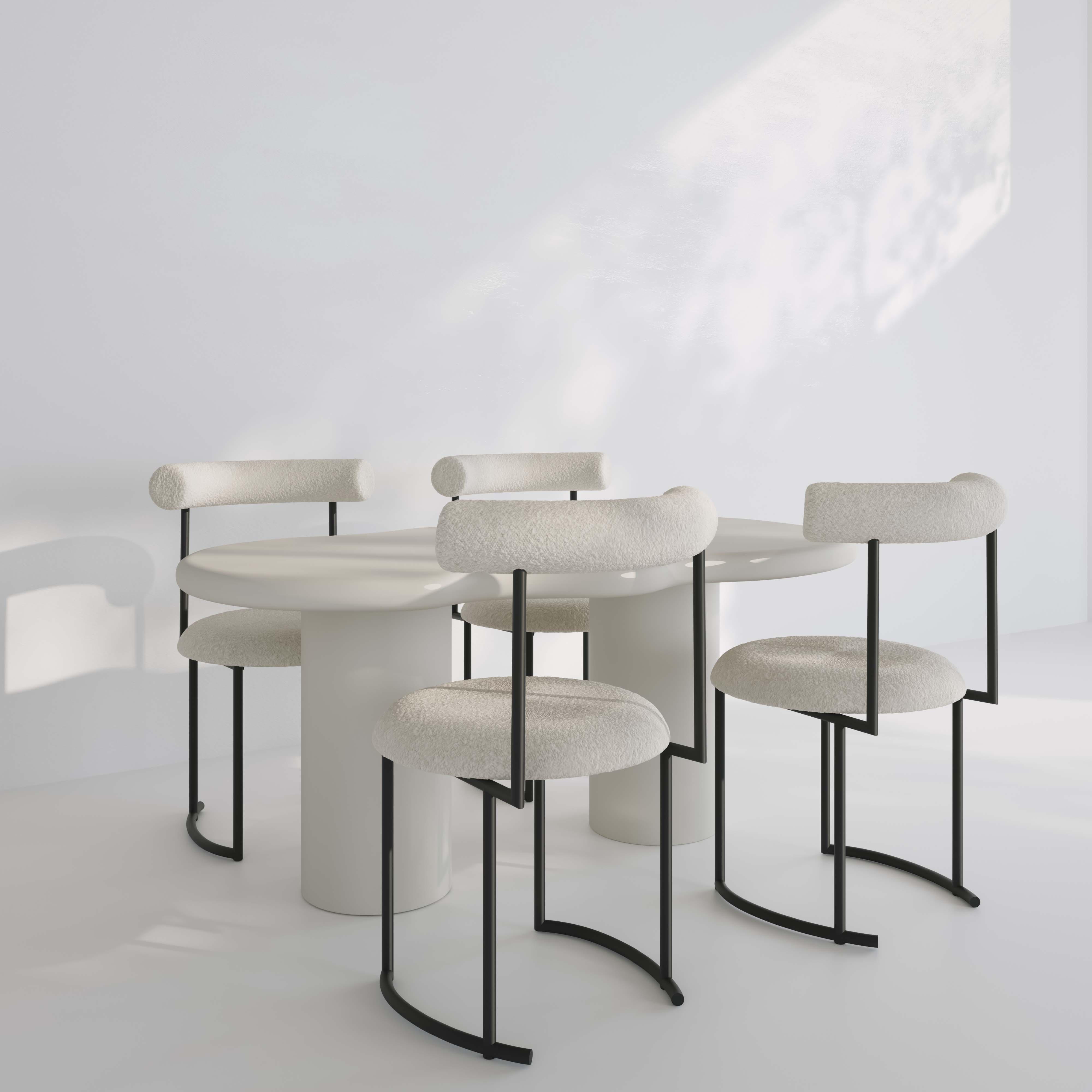 The Ontario Curvy Dining Table – Slate & Palm